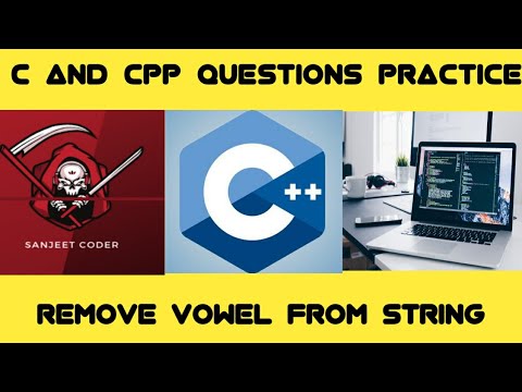 Learn 68 C Programming Question Practice | Remove Vowel From a String - Mind Luster