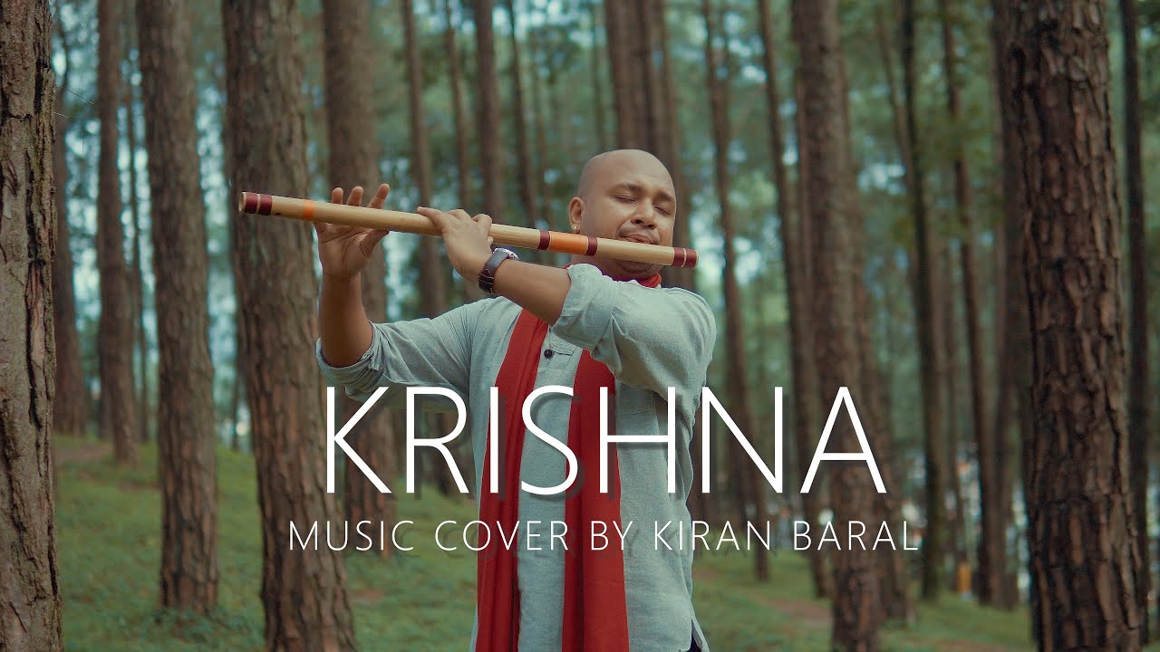 Krish Theme | Krishna Theme  | Shri Krishna Govinda Hare Murari Soulful Flute Cover by Kiran Baral