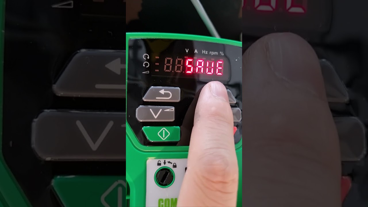 All Parameters Save Procedure on Drive Commander C