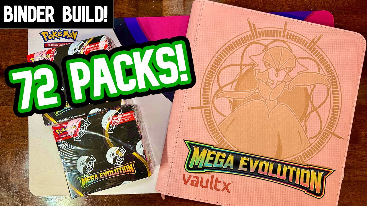 Release Week! MEGA EVOLUTION Opening and Pokemon BINDER BUILD!