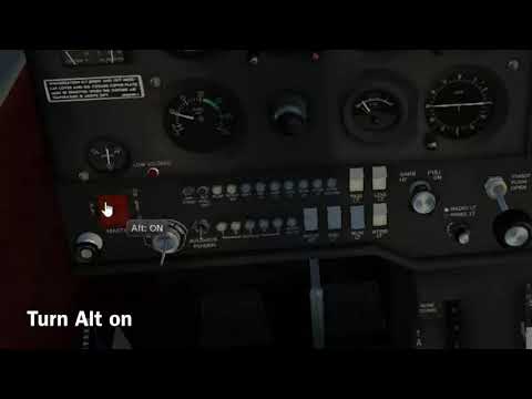 How to start an Cessna 172p in FlightGear