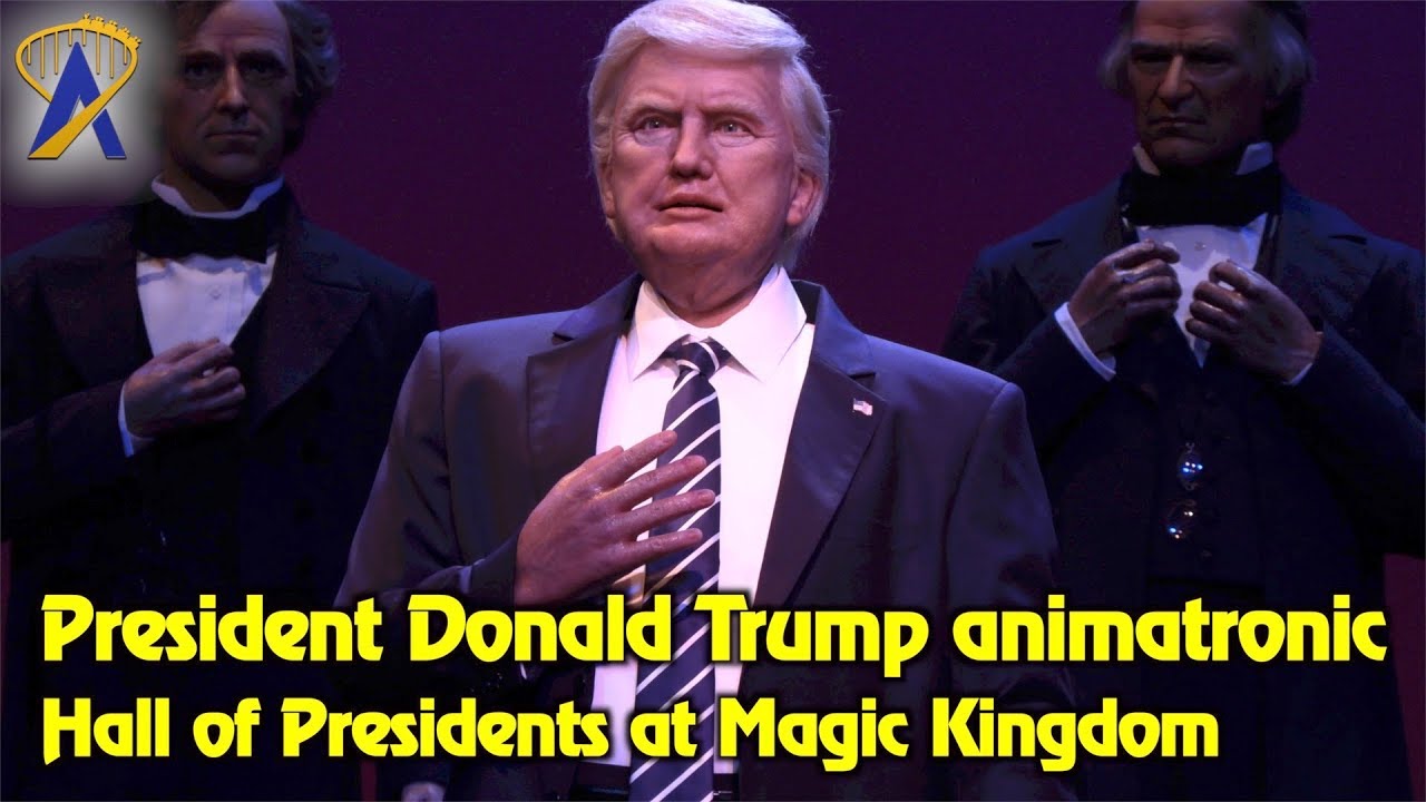 MyDisneyFix | Close-up of President Trump animatronic in Hall of ...