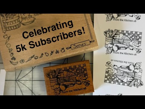 Recipe Journal - Celebrating 5K Subscribers! | #StampingSunday & #StampPlay