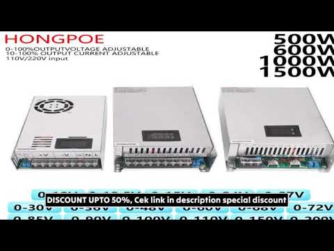Digital Display Adjustable 500W 600W 1000W Power Supply 0-12V 13.5V 24V 27V 30V 36V 48V 60