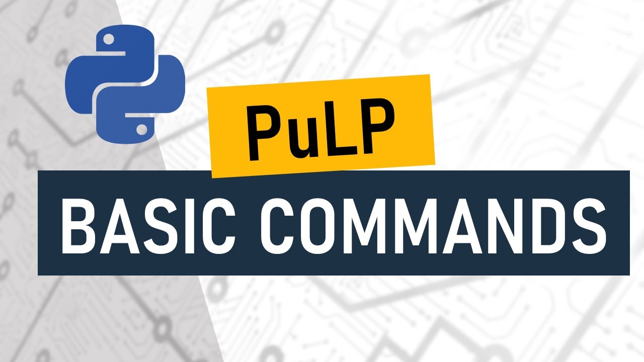 Learn how to write your first LP model on Python using PuLP