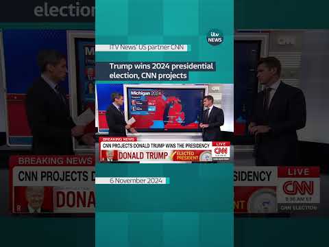 Trump wins 2024 presidential election, CNN projects #news#itvnews