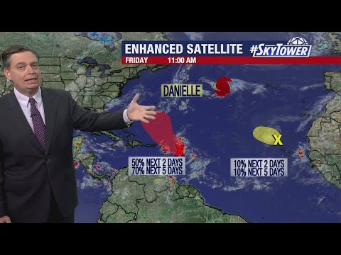 Hurricane Danielle forms in Atlantic