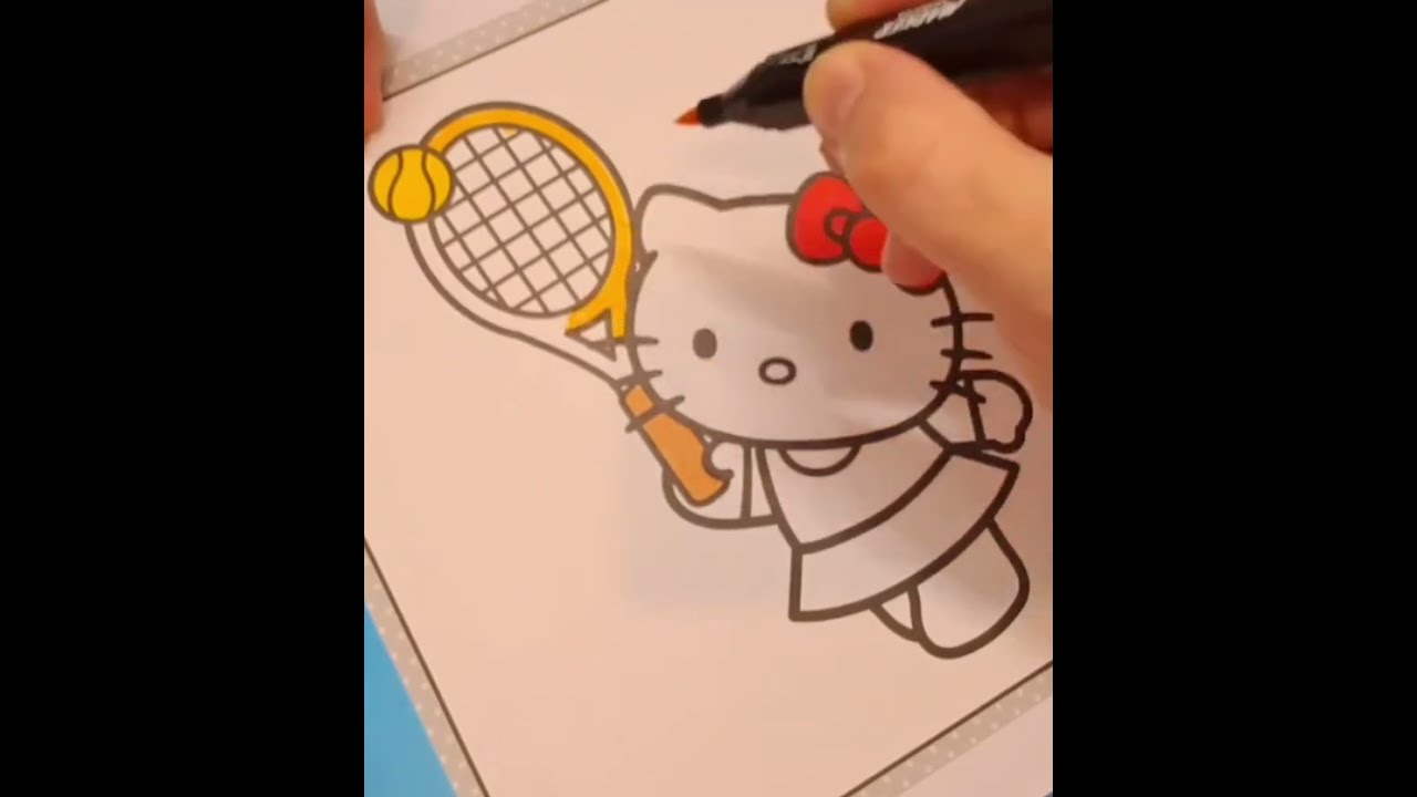 hello kitty  coloring pages