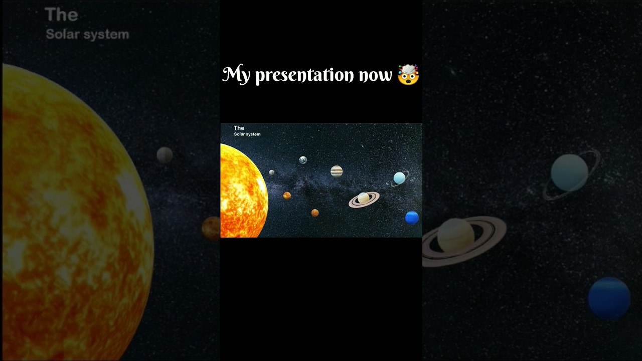 solar system presentation in PowerPoint  #powerpoint #powerpointpresentation #skills#ppt#shorts.