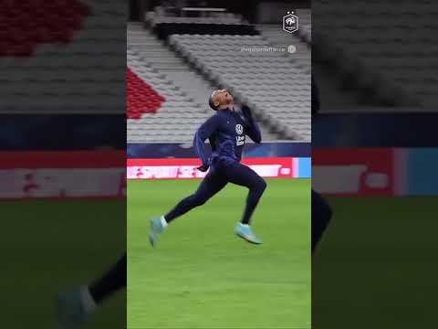 Kylian Mbappe scores WORLDIE in training with incredible celebration to match! 🤯