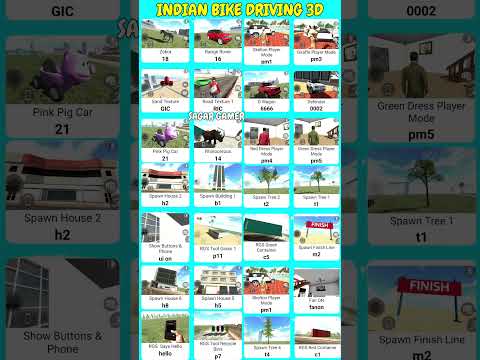 Real code 💥 Indian bike driving 3d all new cheat code update + plugin cheat code
