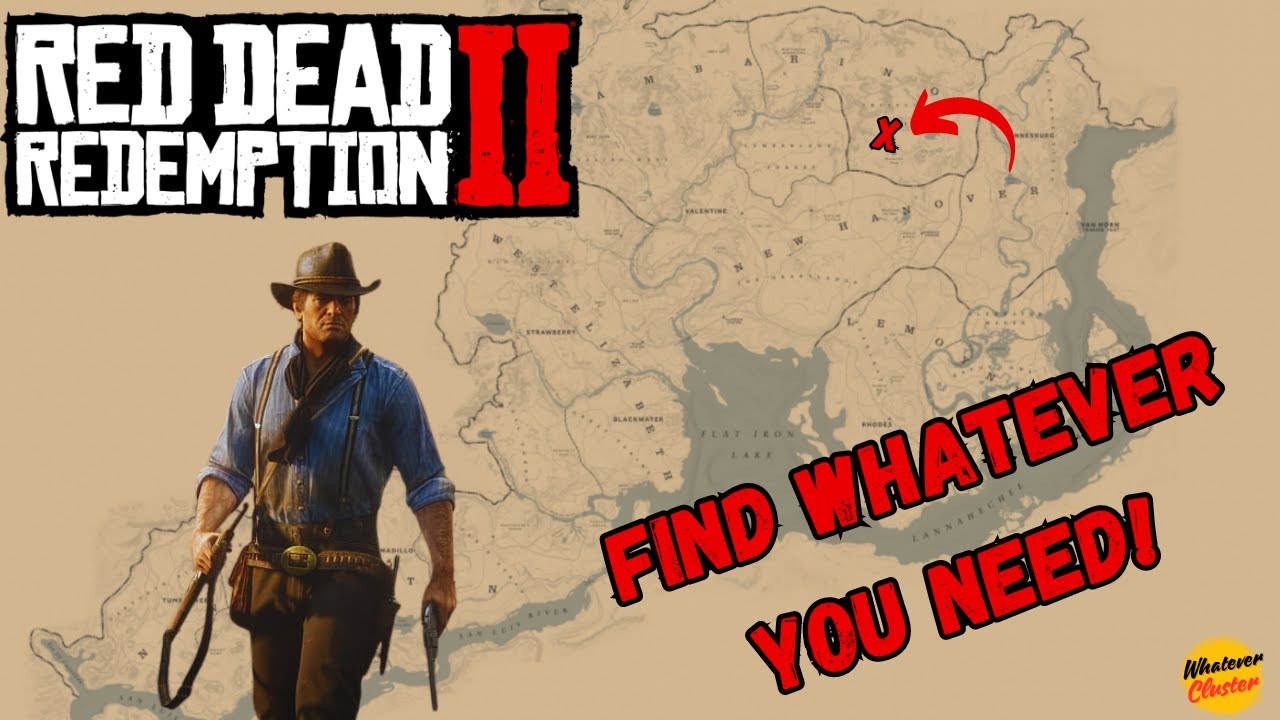 RDR 2 - Interactive Map (Find all Items)