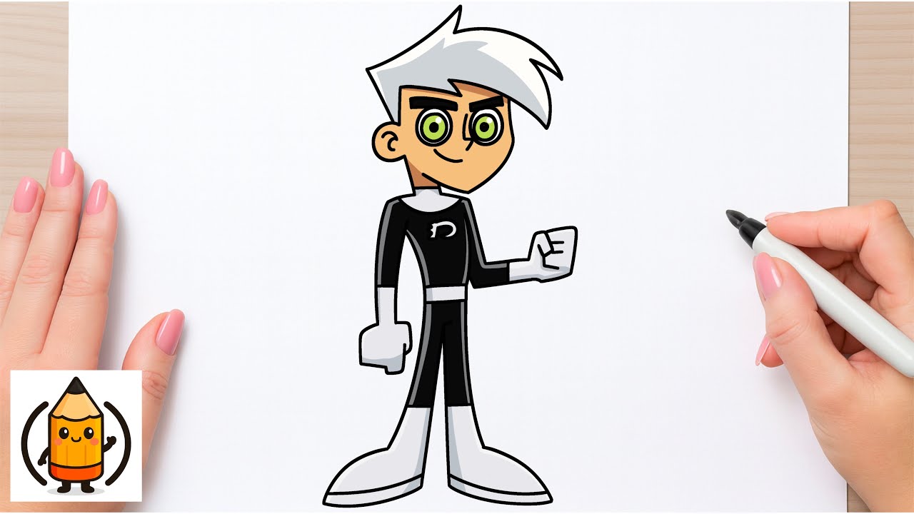 How To Draw Danny Phantom | Easy Drawing Tutorial 