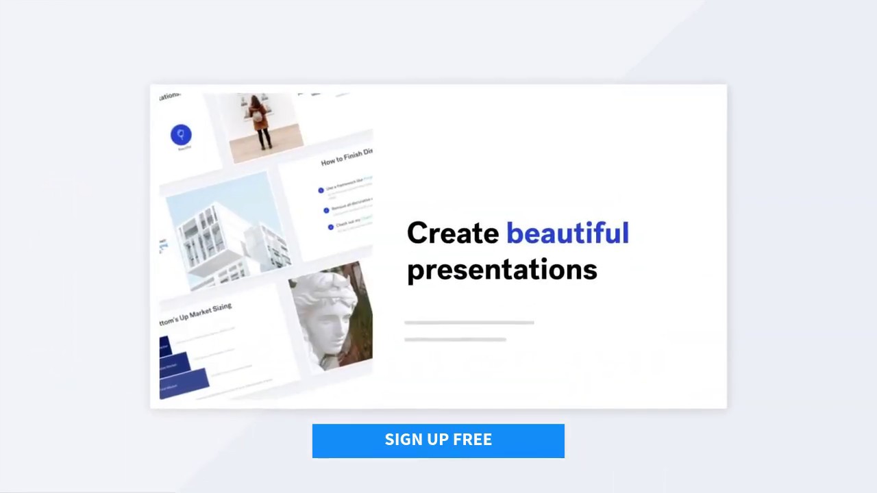 Create Beautiful presentations in Minutes