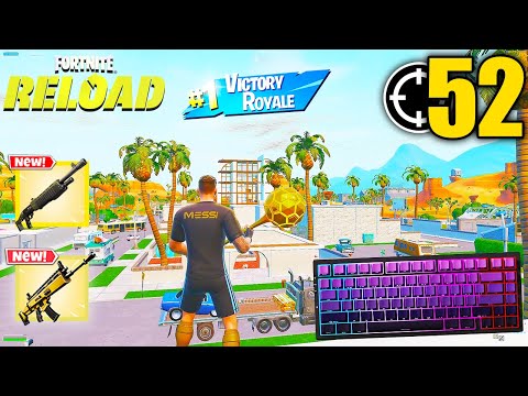 MCHOSE Ace 60 Pro ASMR 😴 52 Kills Solo vs Squads 🏆 Satisfying Keyboard OG Fortnite Reload 540 FPS 4K