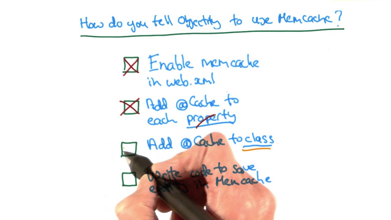 Using Memcache with Objectify - Developing Scalable Apps with Java