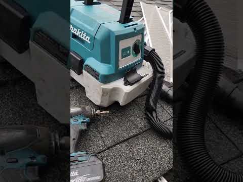 Makita 18v Cordless Wet/Dry Vaccuum vs Nasty Gutter