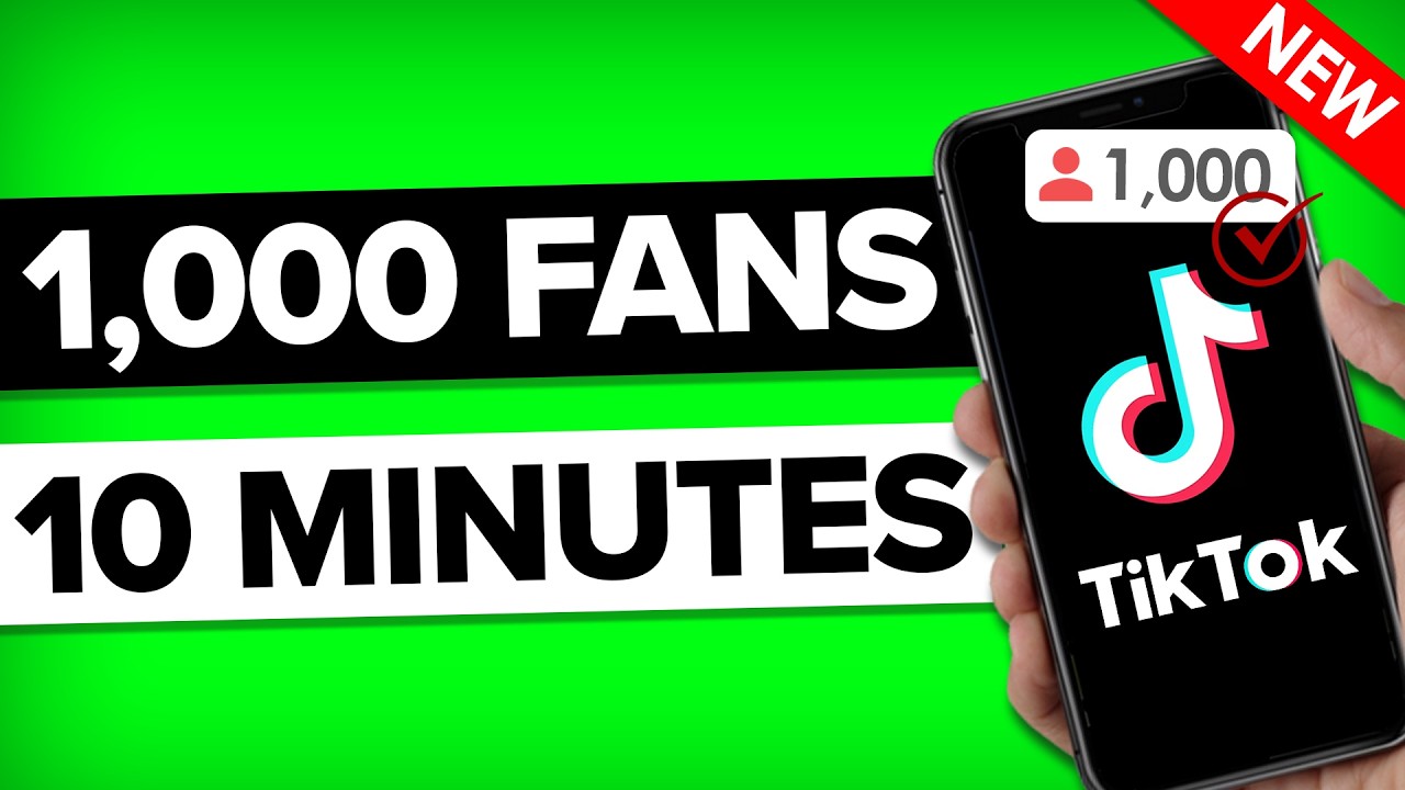 How To Gain 1,000 Real TikTok Followers in 24 Hours For FREE (Get More TikTok Followers)