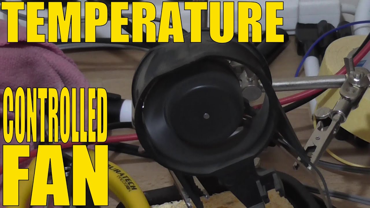 Simple Temperature-Controlled Fan (Fan Servo) Circuit