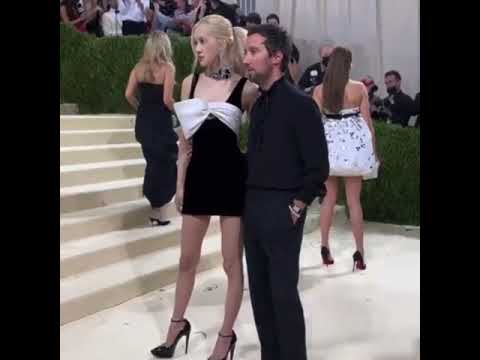 blackping 💖rose and anthony vaccarello at the #met gala 2021