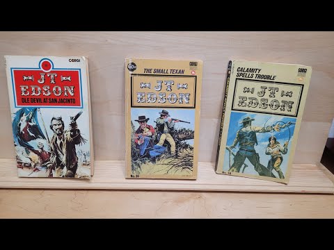 J T Edson Western vintage paperback novels and Calamity Jane
