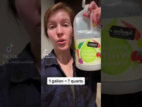 How many quarts are in one gallon? #shorts