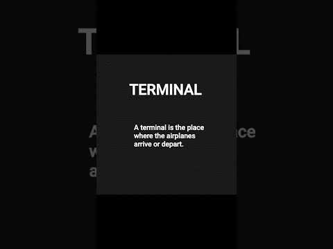 Words associated with airport l useful vocabulary of airlines #boardingpass #checkin #departure
