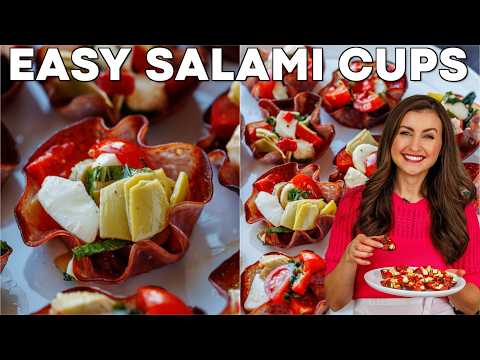 Easy Salami Cups: The Ultimate Party Appetizer!