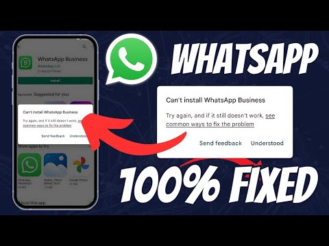 How To Fix Can't Download Whatsapp Messenger Error On Google Play Store In Android 2025