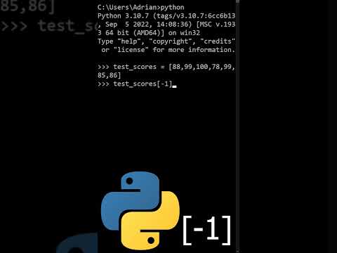 Retrieve the Last Element of a Python List!