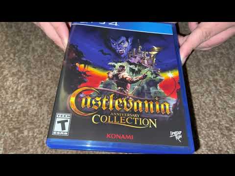 Nostalgamer 4K Unboxing Castlevania Anniversary Collection On Sony PlayStation Four PS4 Limited RunG