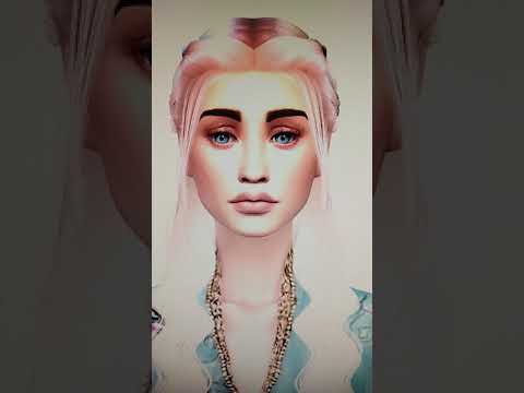 The Sims 4 | Create a Sim | Daenerys Targaryen | Game of Thrones #Shorts