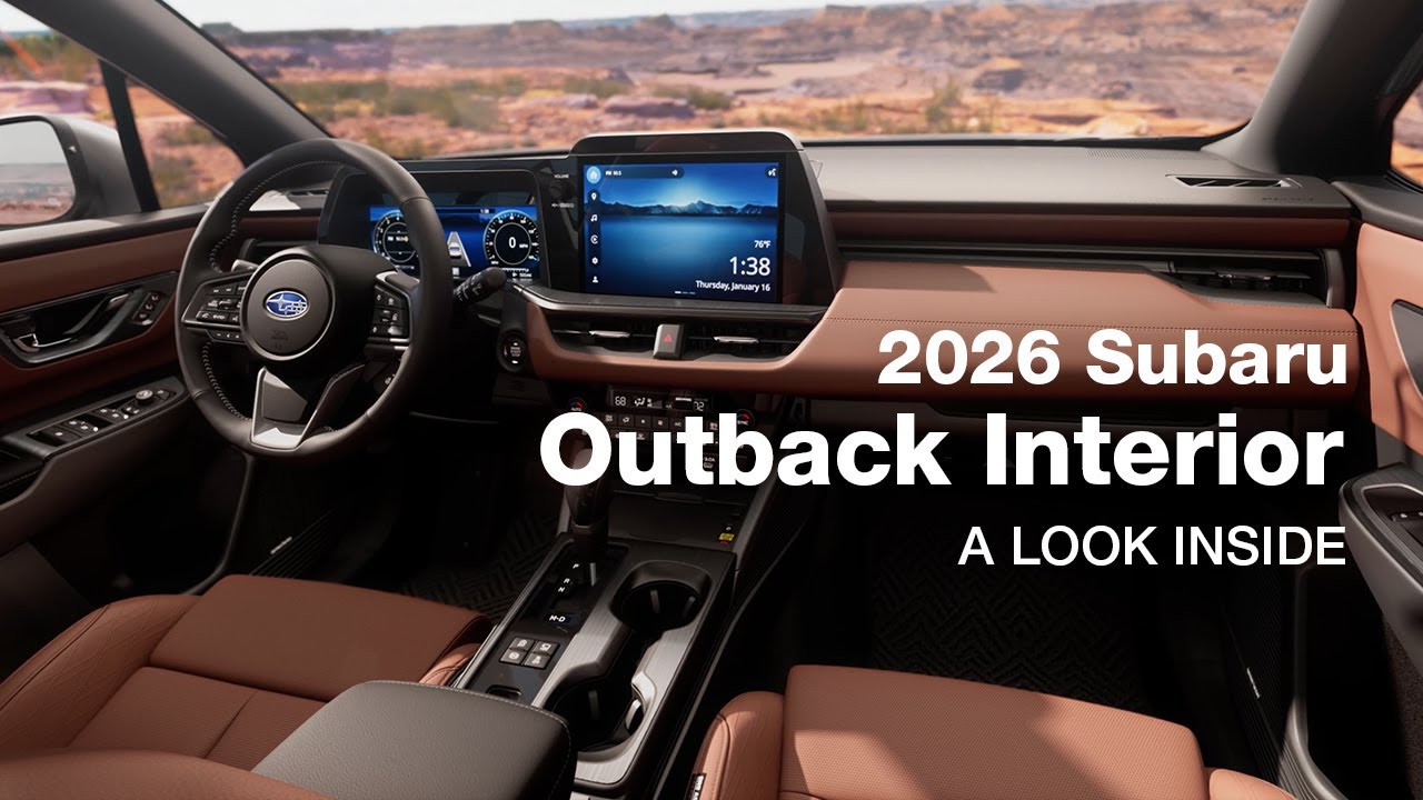 2026 Subaru Outback Interior Fly Through