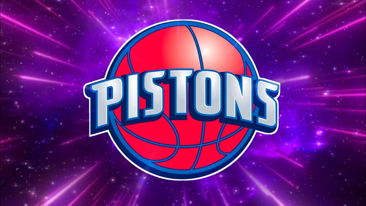 Popular Detroit Pistons Logo Screensaver (1 Hour) | NBA Team Ambience & Fan Display