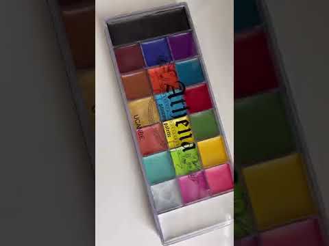 Review of Athana oil based face & body painting palette| UCANBE | professional SFX makeup| Moji
