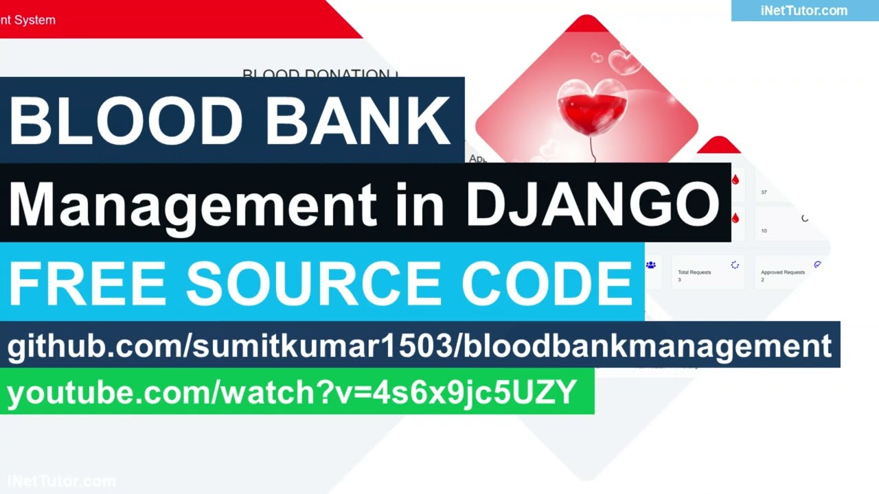 Blood Bank Management System in Django