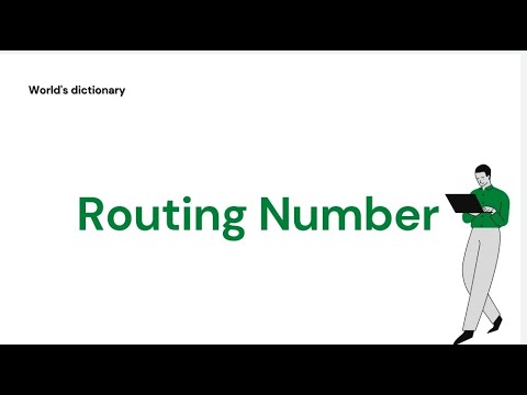 Routing Number Meaning
