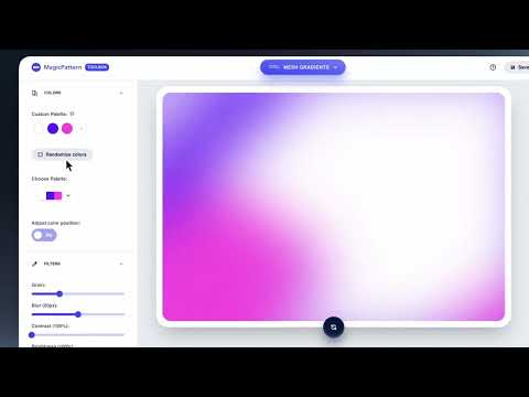 SVG Mesh Gradient generator by MagicPattern