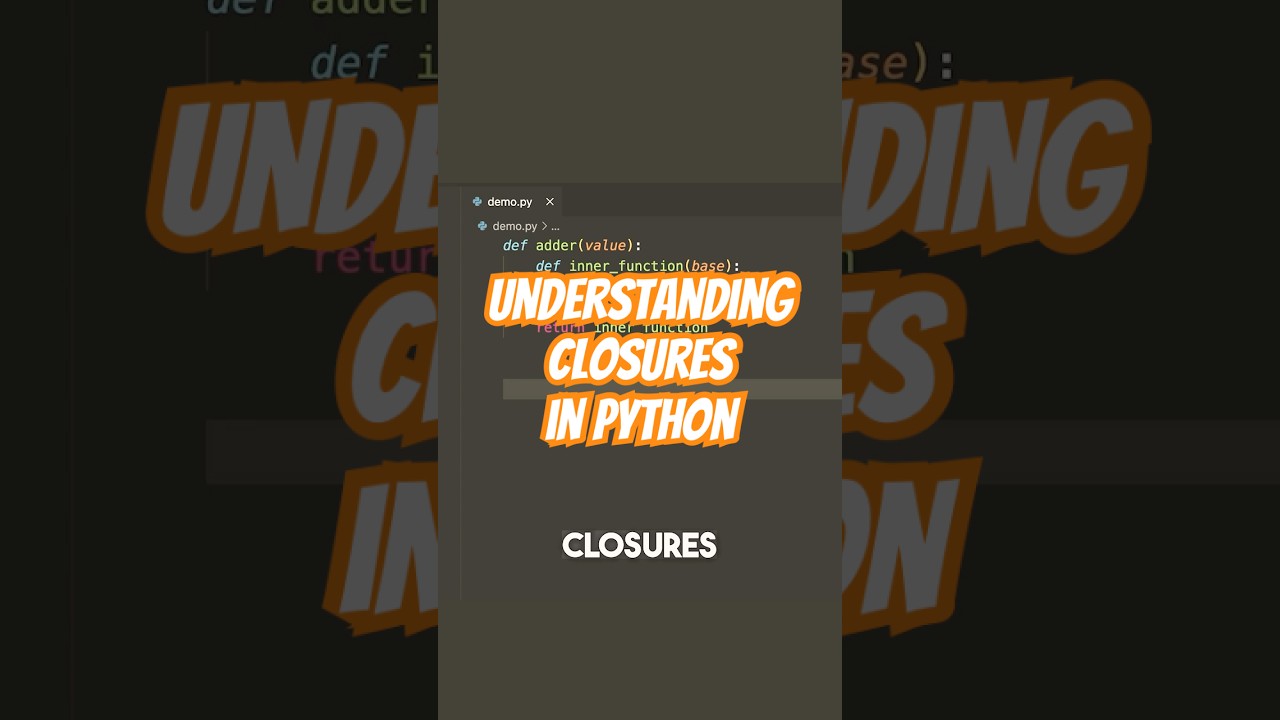 Understanding closures in Python