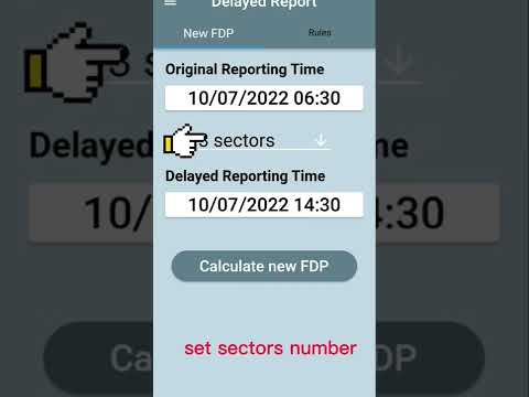 Flight Time Limitation Calculator #ftl #calculator #pilot #cabincrew #foryou #fyp