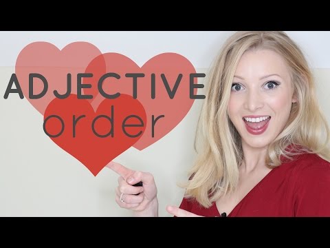 English Adjective Order - Highly Important Lesson!