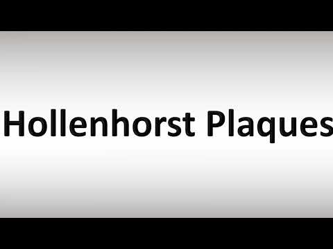 How to Pronounce Hollenhorst Plaques