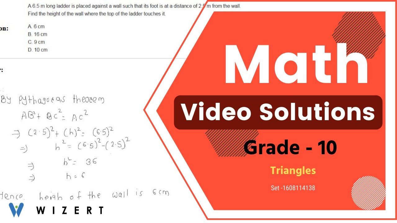 Triangles worksheet pdfs for Grade 10 - Set 1608114138