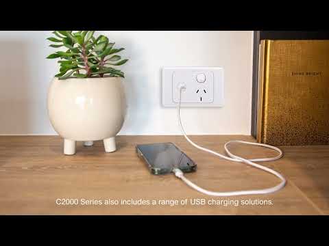 Clipsal C2000 Sockets
