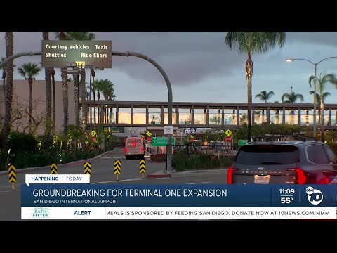 Construction begins on San Diego International Airport Terminal One