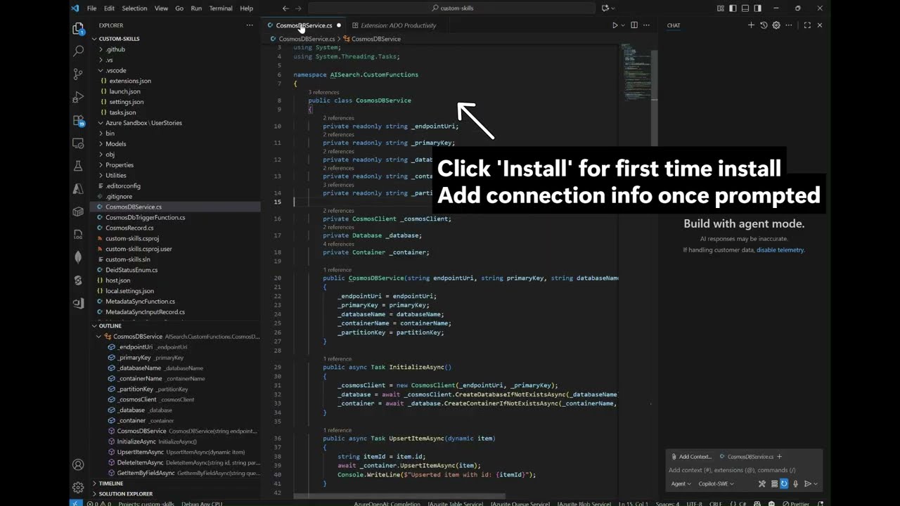 Azure DevOps MCP Server Integration with GitHub Copilot