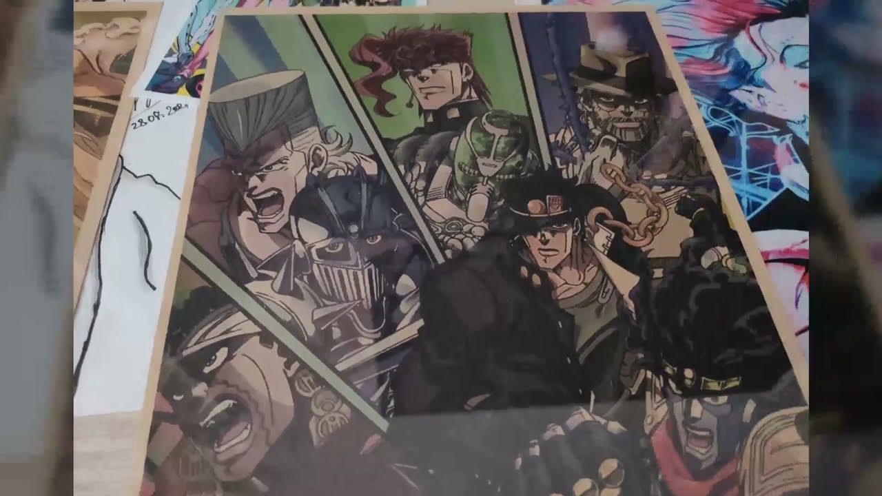 Classic Anime JoJo Bizarre Adventure Posters   Photo Gallery