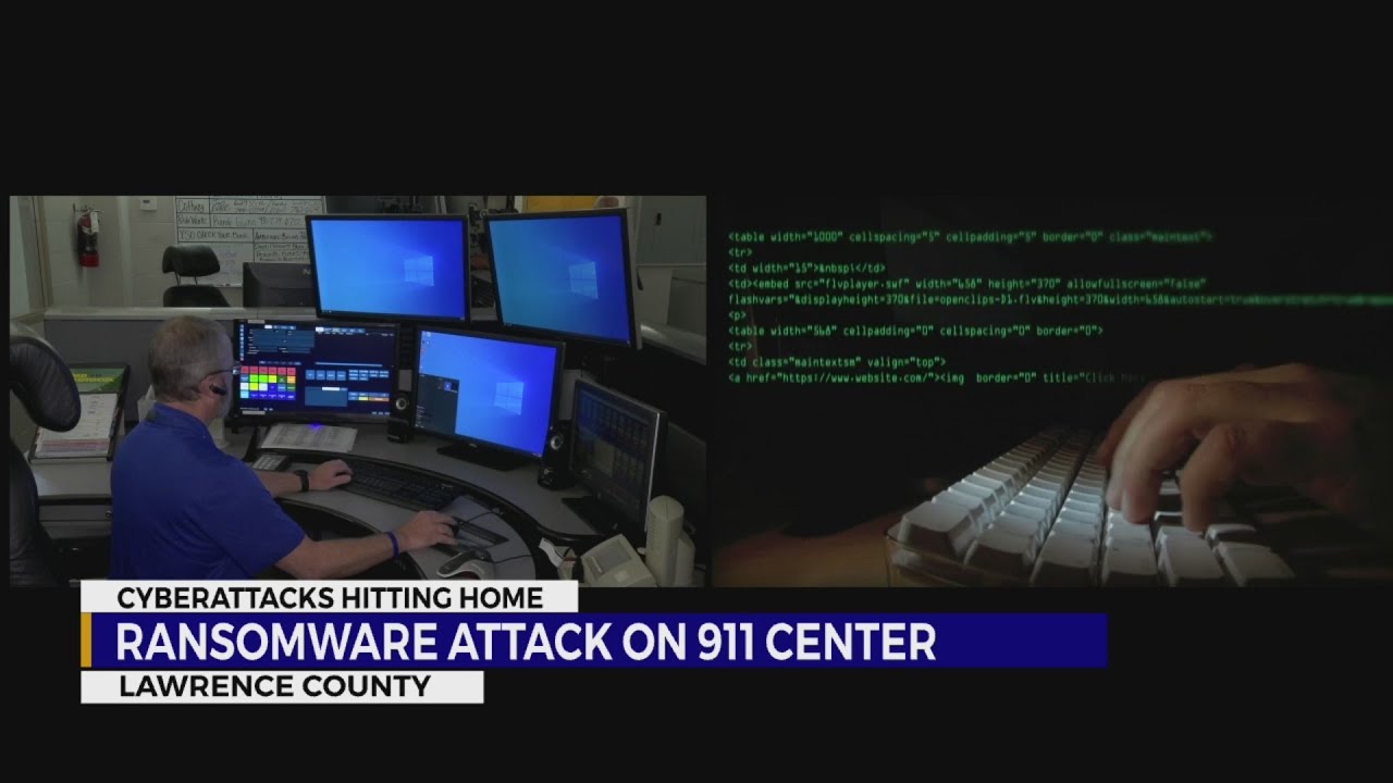 Ransomware attack on 911 center