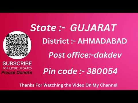 Gujarat Ahmadabad Dakdev Ka pin code 380054 / Ahmadabad Dakdev ka post office