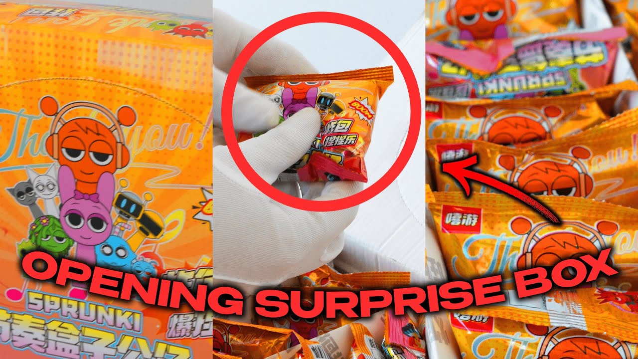 Sprunki Mystery Box Unboxing Toys ASMR